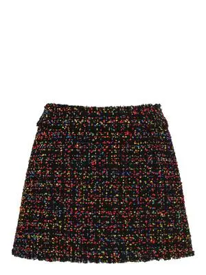 Dolce & Gabbana Tweed Miniskirt - Multicolor