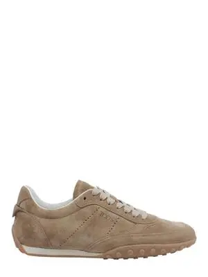 TOD'S Tod's Logo-Debossed Suede Lace-Up Sneakers