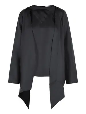 LOULOU DE SAISON LouLou De Saison Gala Silk-Twill Blouse