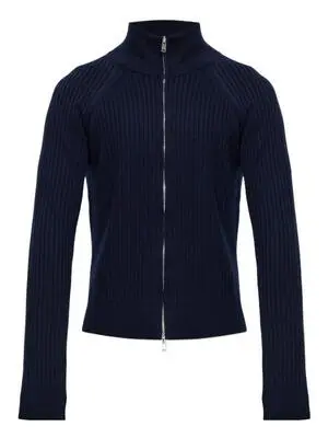 Isabel Marant Étoile High Neck Zip Knit Top - Midnight