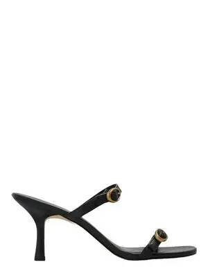 Michael Kors Open-toe High-heeled Sandals With Buckle Detail - Black