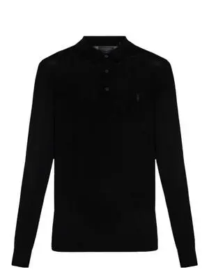 ALLSAINTS Mode Button Logo Polo Shirt - No