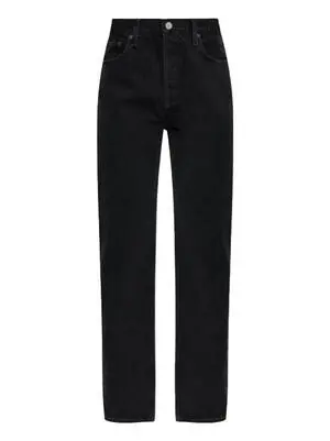 AGOLDE High-rise Straight Jeans - Black