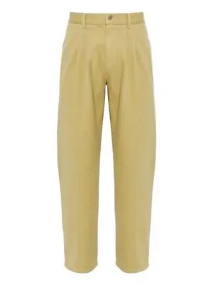 Isabel Marant Étoile Tailored Trousers With Belt Loops - Yellow