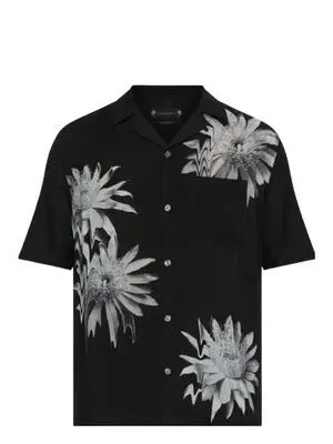 ALLSAINTS Floral Print Shirt - Black
