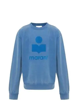 Isabel Marant Étoile Marant" Logo Sweatshirt - Blue
