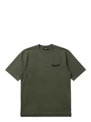 Dsquared2 Logo-embroidered T-shirt - Green