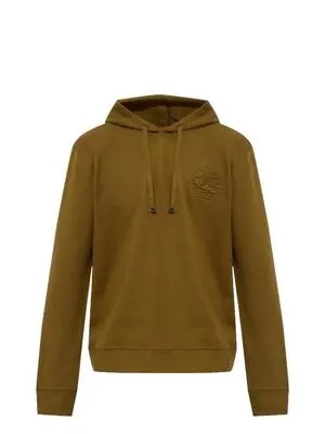Etro Long Sleeve Hooded Sweatshirt - Brown