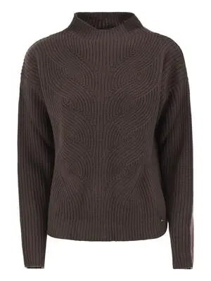 Herno Wool Pullover Sweater - Black