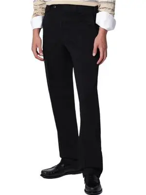 PT TORINO Tailored Cotton Trousers - Black