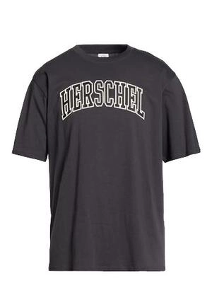 Herschel Supply Co. T-shirt Charcoal Size Cotton - Grey
