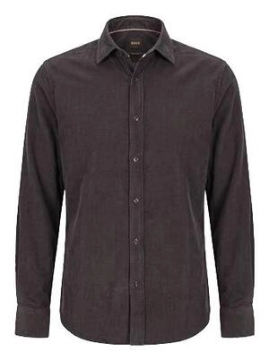 R3D WÖÔD Shirt Taupe Size Cotton - Grey