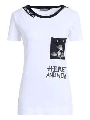 Dolce & Gabbana Cotton, Polyester, Viscose T-shirt - White