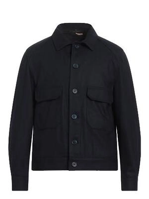 SANTANIELLO Jacket Midnight Size Wool, Polyamide, Cashmere, Elastane - Blue
