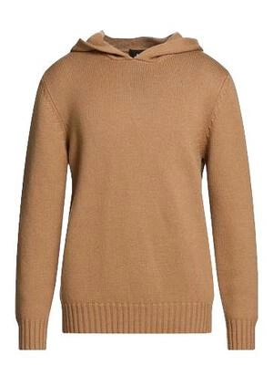 Alpha Studio Wool Hooded Sweater - Beige