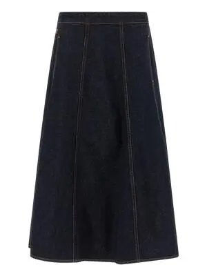 ALBERTA FERRETTI ALBERTA FERRETTI Denim Maxi Skirt