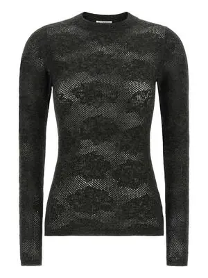 BRUNELLO CUCINELLI BRUNELLO CUCINELLI Flower Lace Knit Sweater