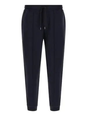 Brunello Cucinelli Cotton, Cashmere And Silk Joggers - Blue