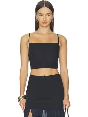 4TH & RECKLESS X Lucian Cropped Top - Navy