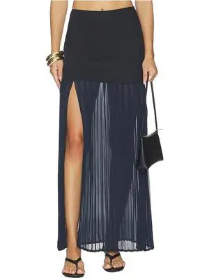 4TH & RECKLESS X Lucian Skirt - Navy