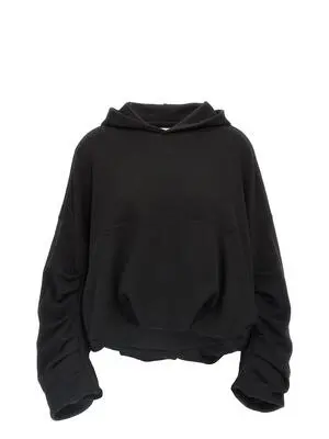 Dries Van Noten Hannett" Double-sided Cotton Hoodie - Black
