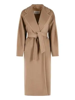 Max Mara Madame Virgin Wool And Cashmere Coat - Brown