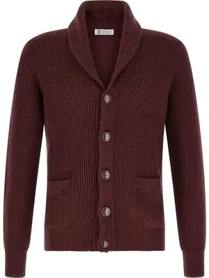Brunello Cucinelli Malfilé Cotton Cardigan - Multicolor