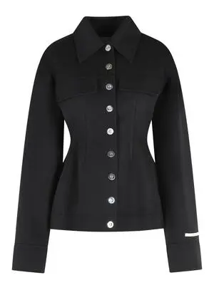 Sportmax Virgin Wool Jacket - Black