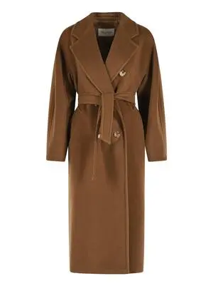Max Mara Madame Virgin Wool And Cashmere Coat - Brown