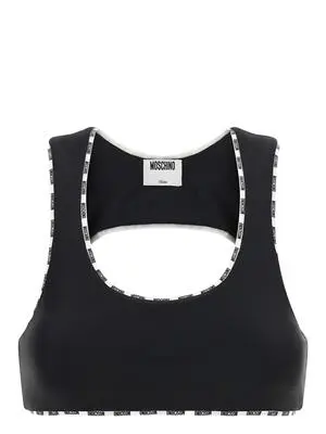 Moschino Sporty Top With Cut-out Detail - Multicolor