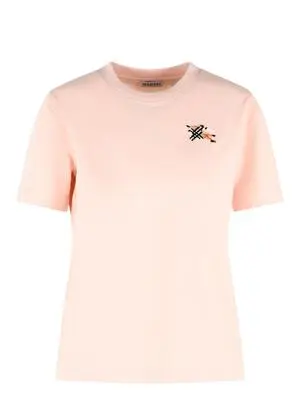 Burberry BURBERRY Frankie Cotton T-Shirt Pink