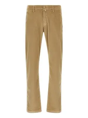 Jacob Cohen Bobby" Corduroy Chinos - Cream