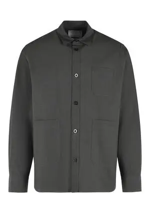 Sacai Typewriter' Cotton Shirt - Green