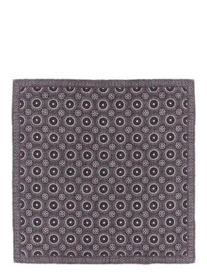 Brunello Cucinelli Double-face Pocket Clutch In Silk - Multicolor
