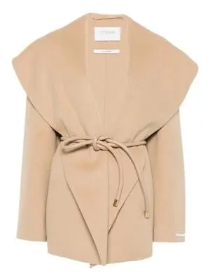 Sportmax Oversized Wool Coat - Cream