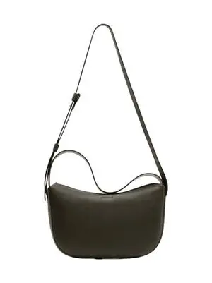 Écotorie Peggy Dark Moss Leather Sling Bag Green