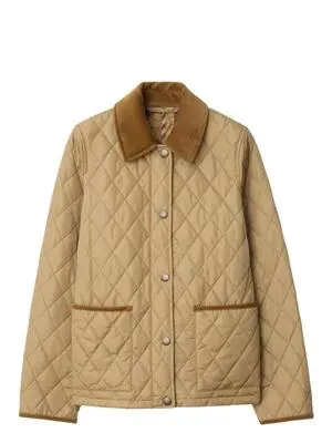 Burberry Quilted Jacket - Cream