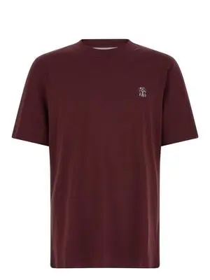 Brunello Cucinelli Stemma Solomeo' T-shirt - Multicolor