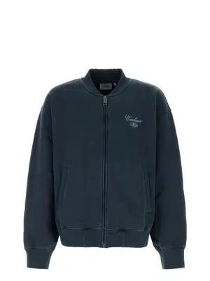 CARHARTT WORK IN PROGRESS Navy Cotton Longhand Bomber