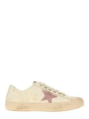 GOLDEN GOOSE V-star 2 Leather Sneakers - White