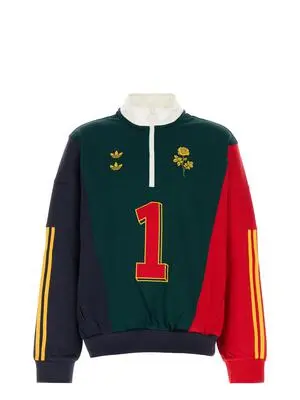 ADIDAS BY WILLY CHAVARRIA Two-tone Cotton Blend Sweatshirt - White