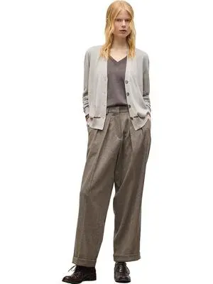 Johnstons Of Elgin Effie Superfine Cashmere V-neck Cardigan - Cream