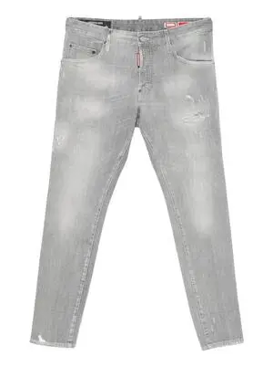Dsquared2 Grey Denim Slim-fit Jeans - Gray