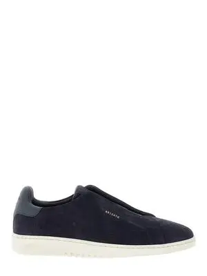 Axel Arigato Suede Slip-on Sneakers With Gold Logo Detail - Multicolor