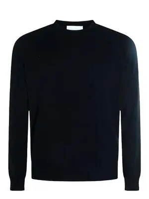 Malo Ribbed Crew Neck Long Sleeve Sweater - Multicolor