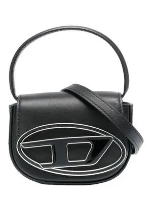 DIESEL® Calf Leather Mini Bag - Black