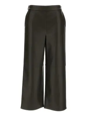Max Mara Coated Jersey Cropped Trousers - Multicolor