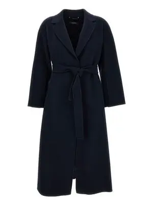 Max Mara Esturia Wool Wrap Coat - Multicolor