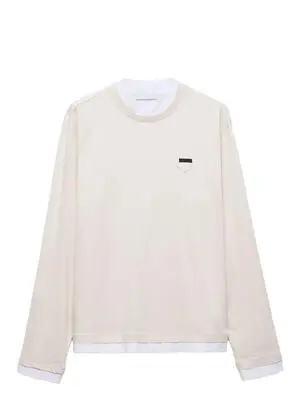 Prada Neutrals T-shirts & Vests T-shirts - Cream