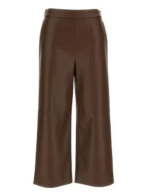 Max Mara Coated Jersey Cropped Trousers - Multicolor